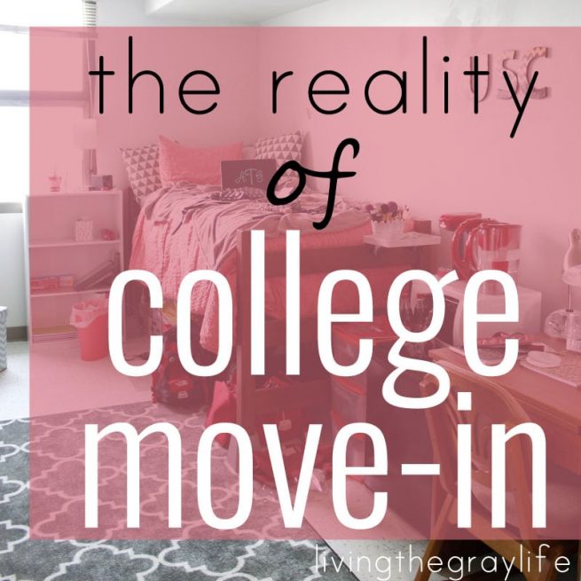 College Move-In: The Reality - Living the Gray Life